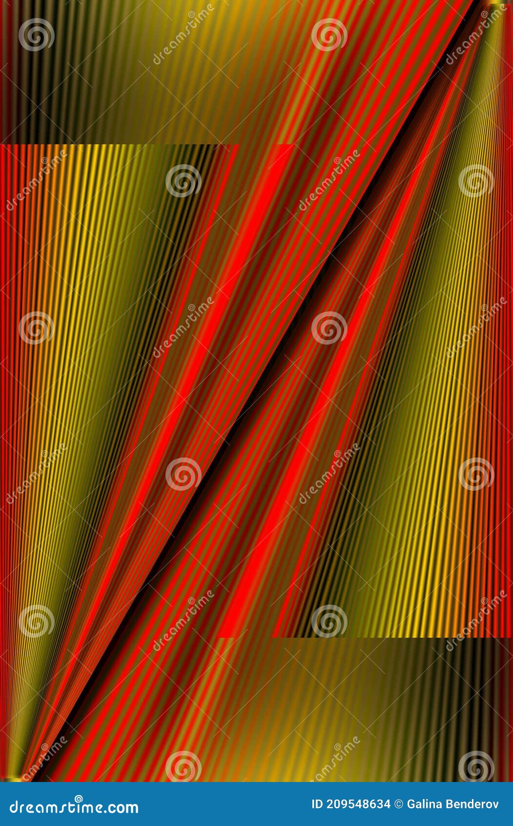 Yellow-red Gradient Background with Diagonal Stripes. Stock ...