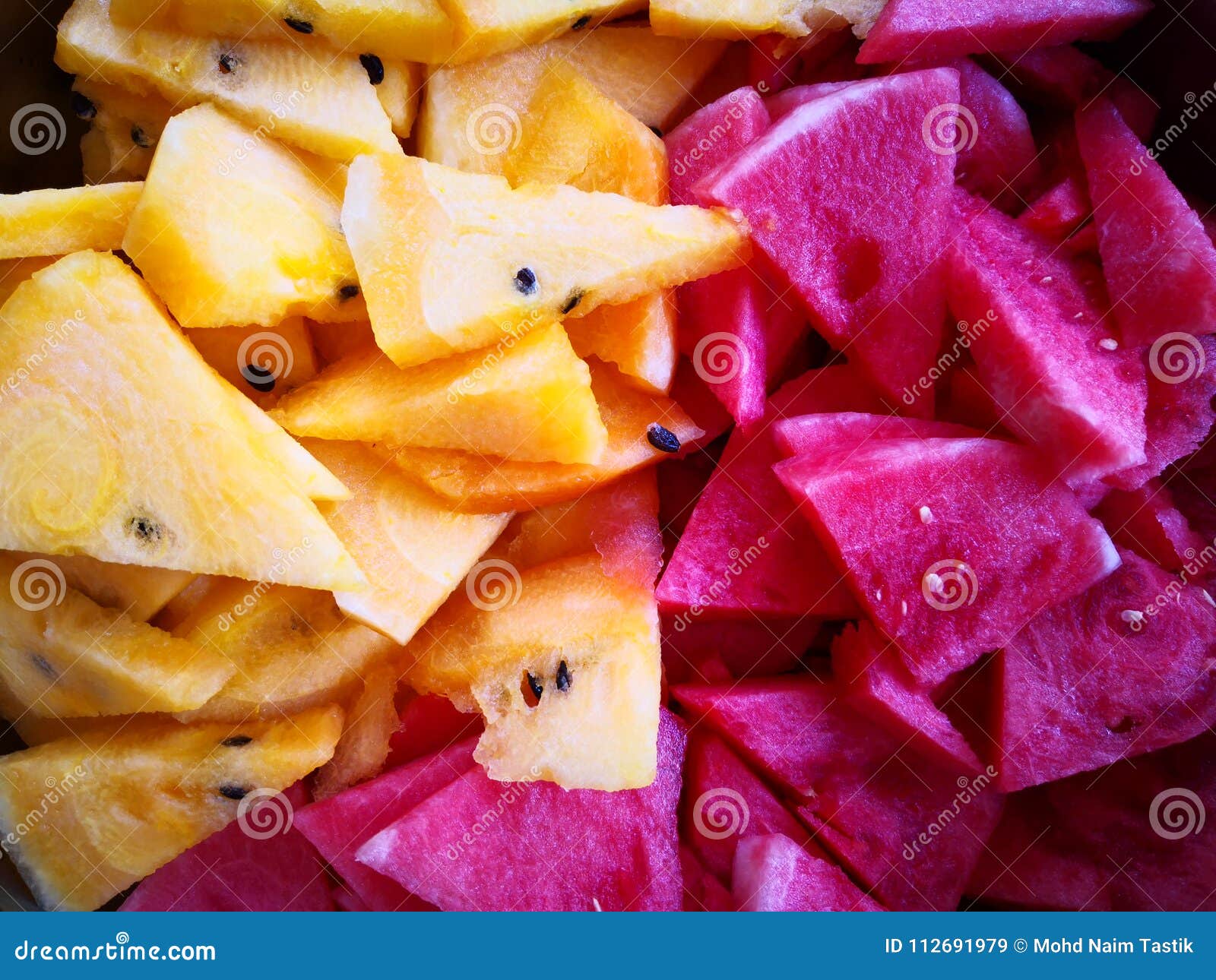 Watermalon stock image. Image of sweet, yellow, watermalon - 112691979