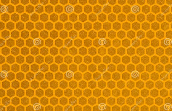 Yellow Reflective Sign Surface Stock Image - Image of textured ...