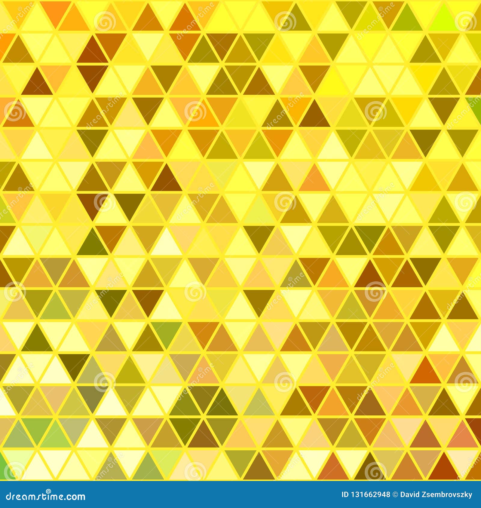 Yellow Retro Geometrical Regular Triangle Grid Background Stock Vector ...