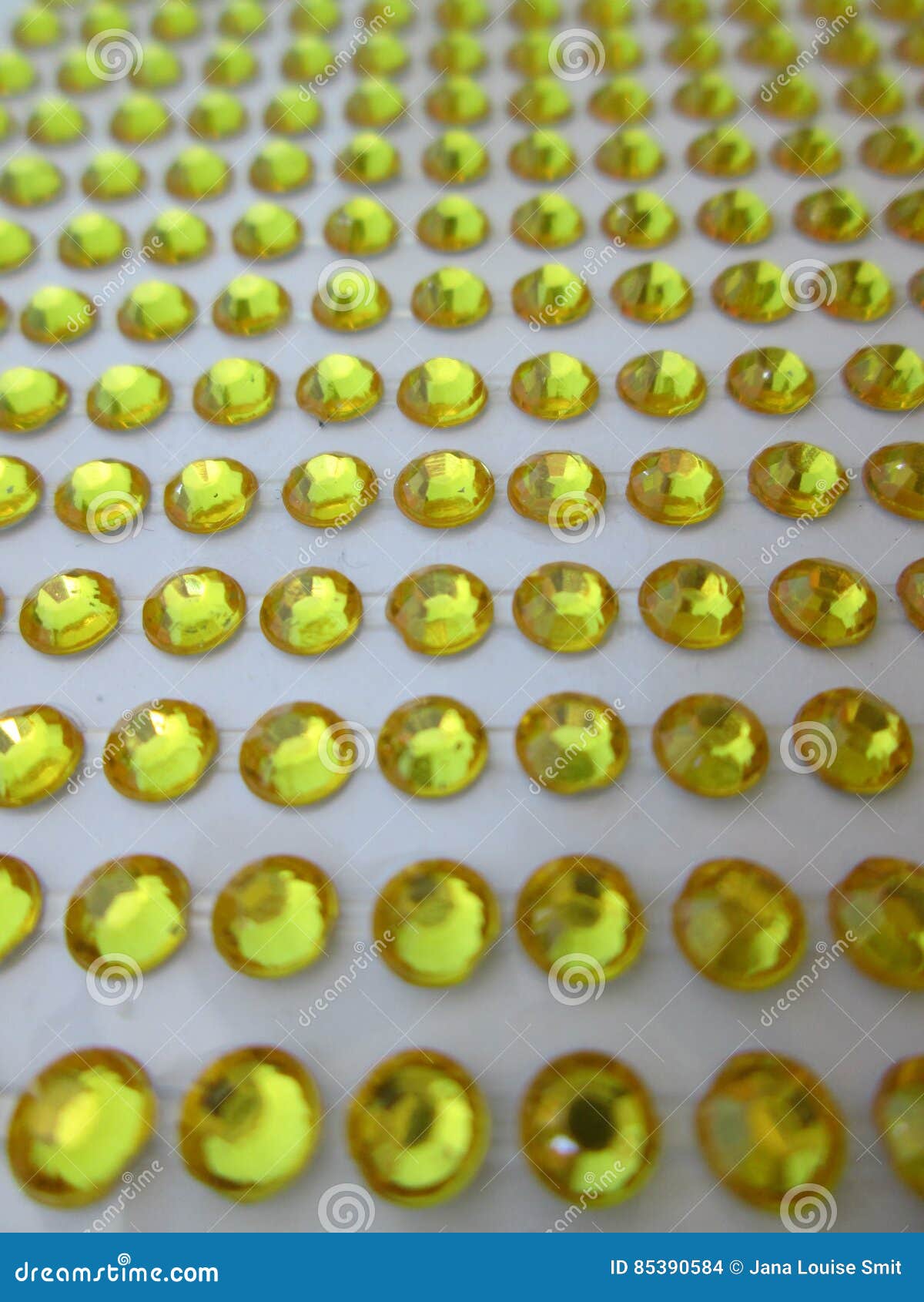 Yellow Rhinestones. stock photo. Image of design, patterns - 85390584