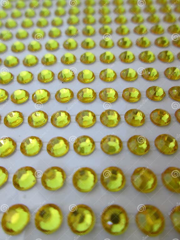 Yellow Rhinestones. stock photo. Image of design, patterns - 85390584