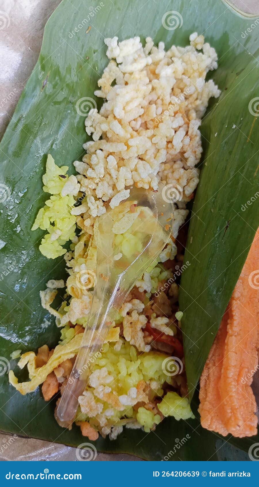 Yellow Rice with Cengkaruk Topping Stock Image - Image of plant, fruit ...