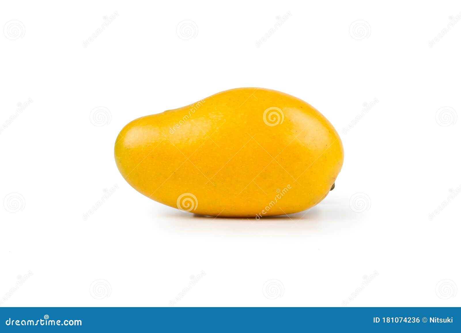 Ripe Alphonso Mango Fruit With Green Leaf Royalty-Free Stock ...