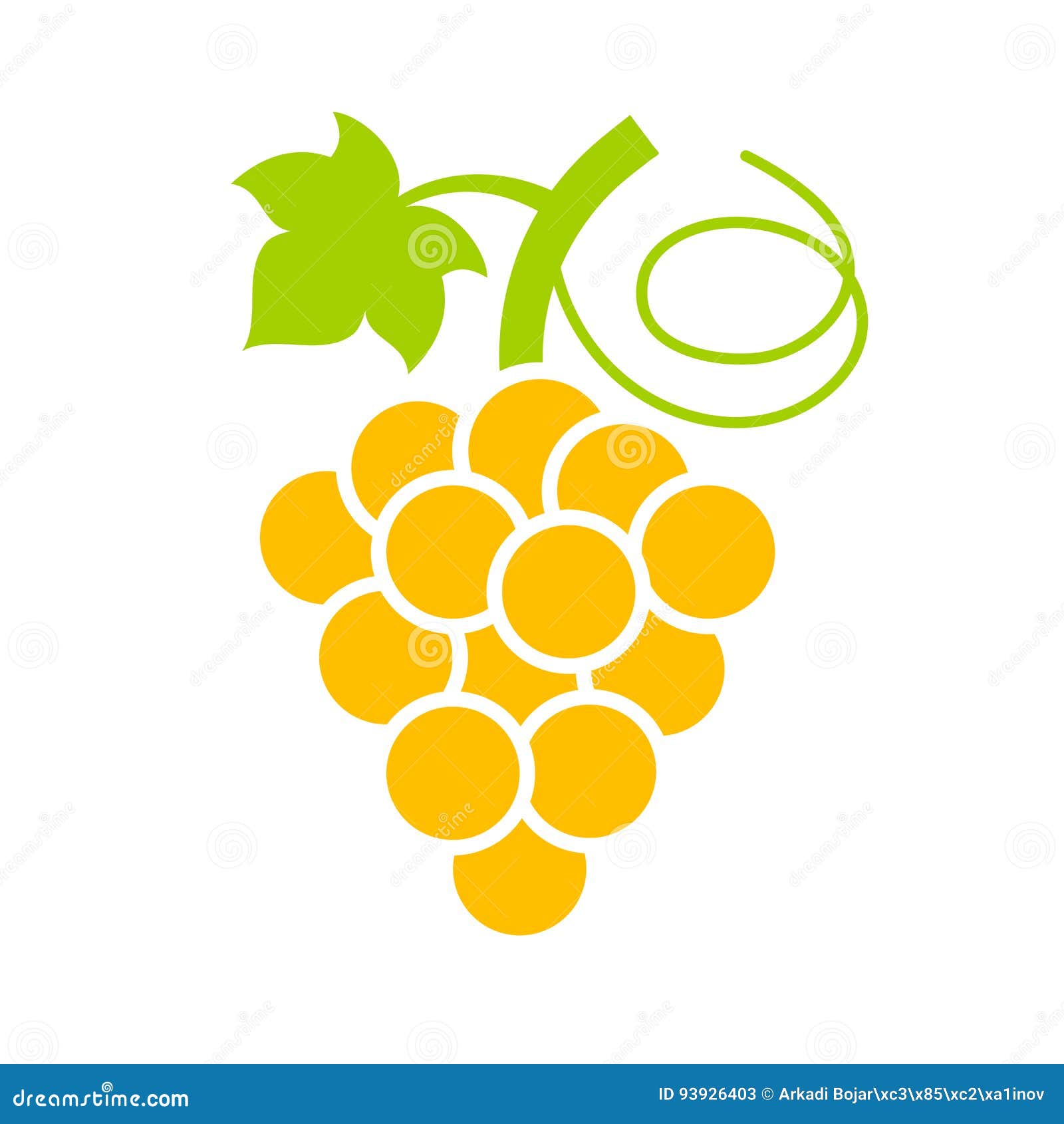 Grape. Vector Hand Drawn | CartoonDealer.com #107814989
