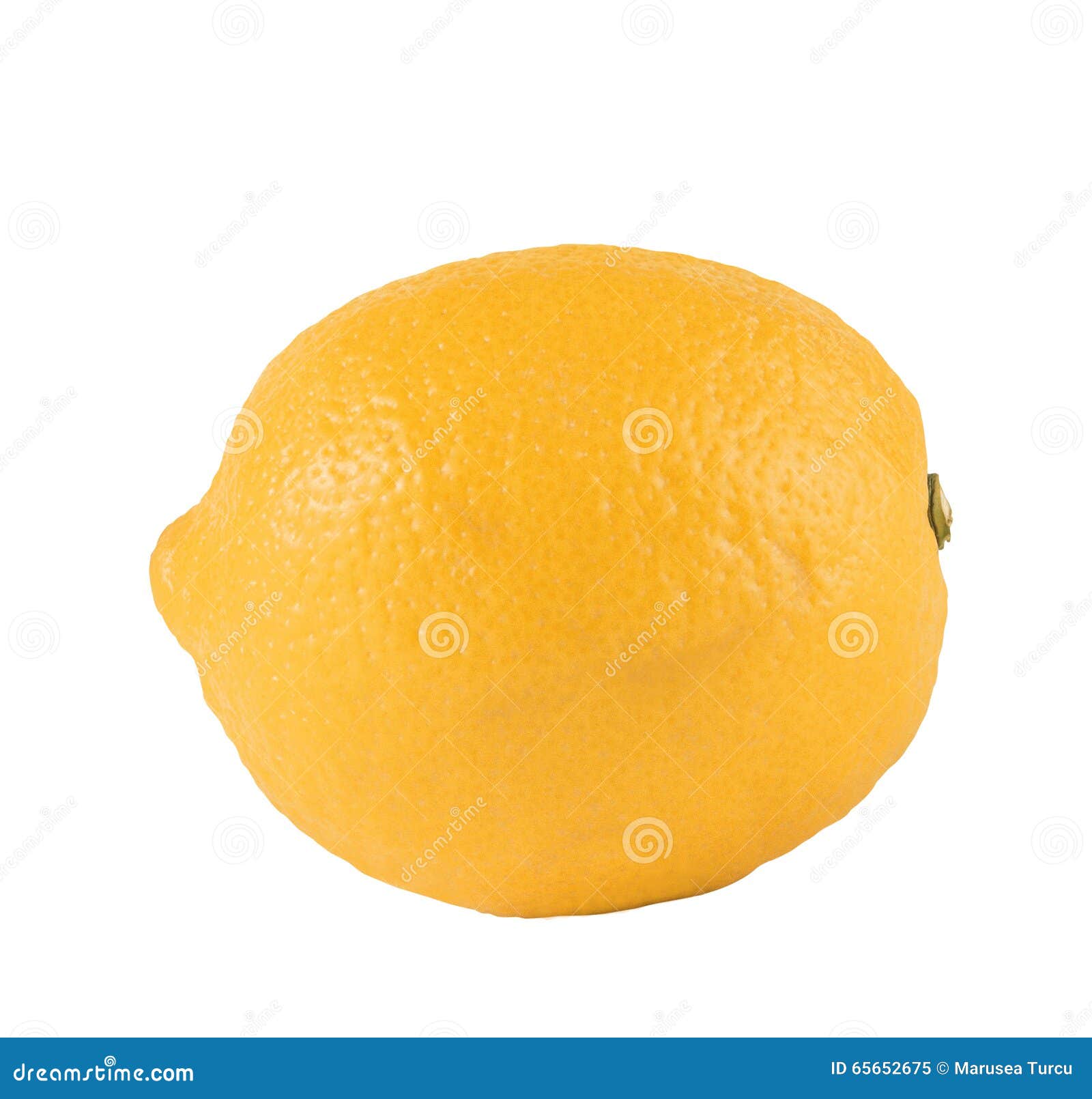 Yellow ripe lemon stock image. Image of nutrition, citric - 65652675