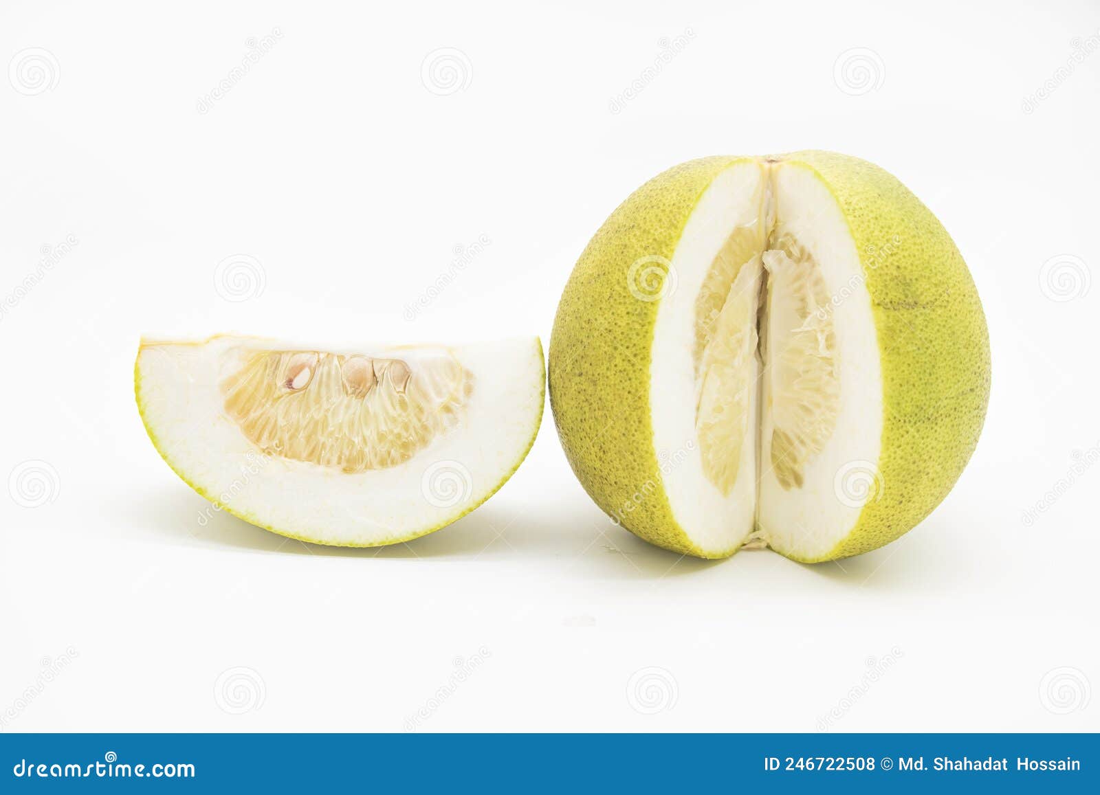 Yellow Ripe Pomelos on White Background Healthy Fruit Stock Photo ...