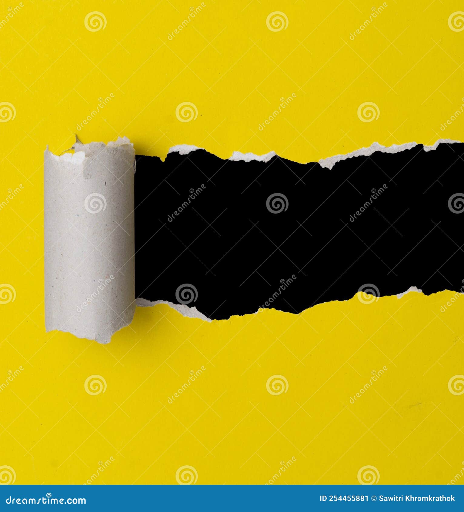 Yellow Ripped Paper. Sale. Mega Sale Banner. Vector Illustration ...