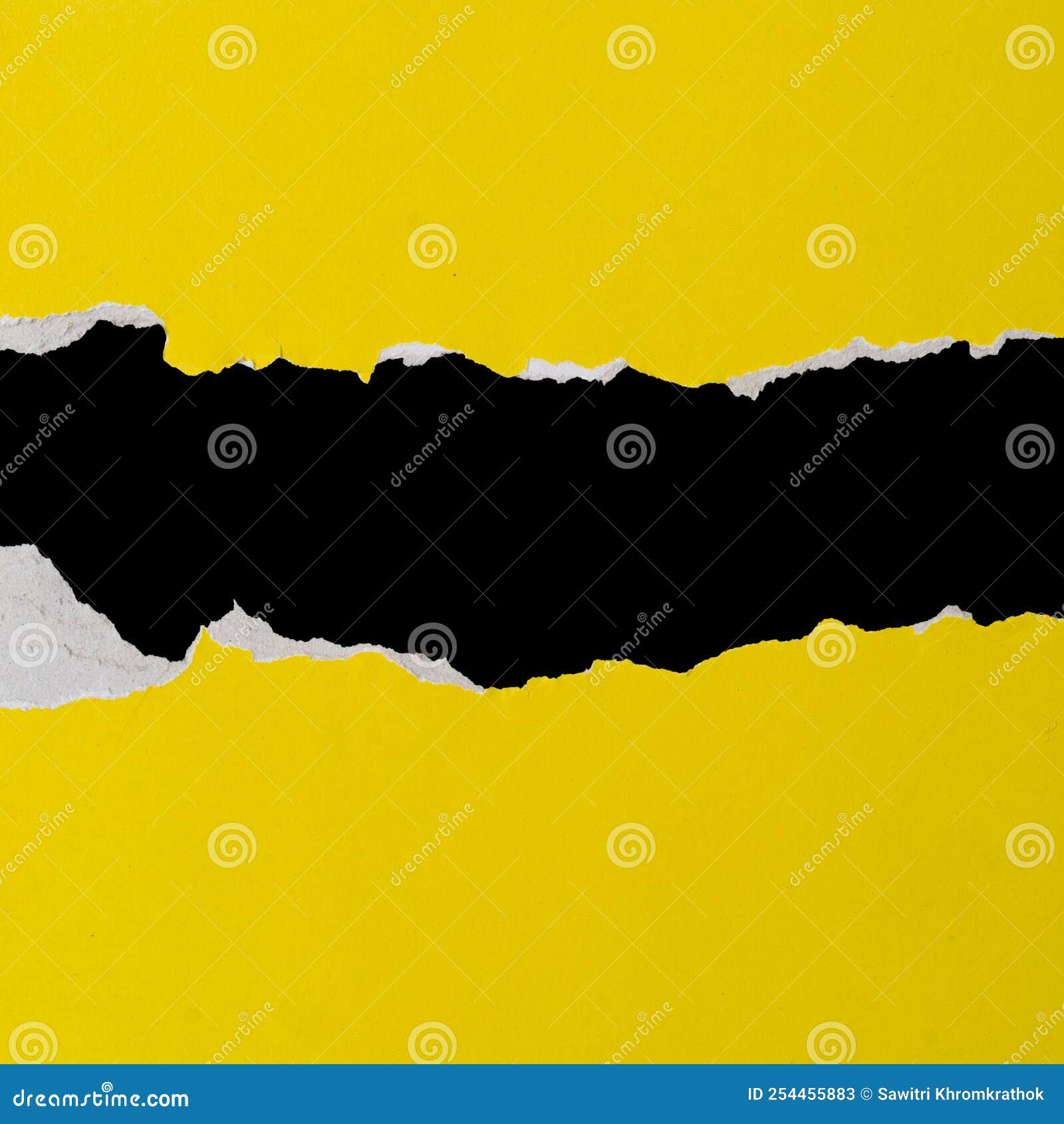 Yellow Ripped Paper. Sale. Mega Sale Banner. Vector Illustration ...