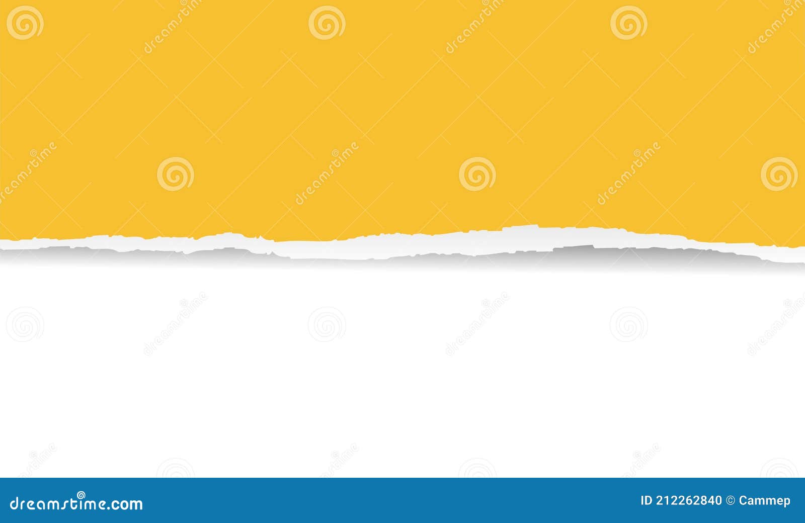 Yellow Ripped Paper. Sale. Mega Sale Banner. Vector Illustration ...