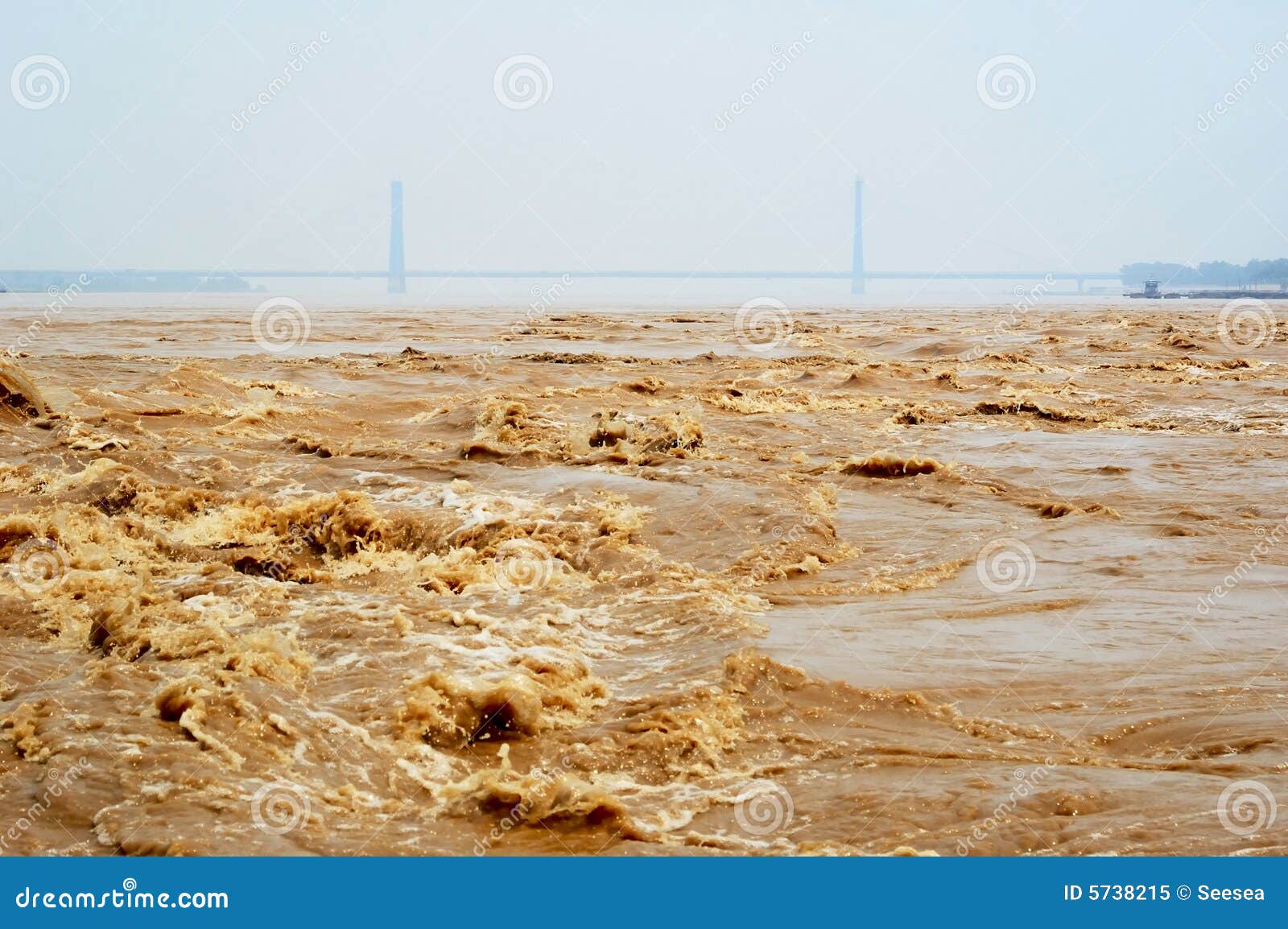 Yellow River stock image. Image of nature, yellow, sand - 5738215