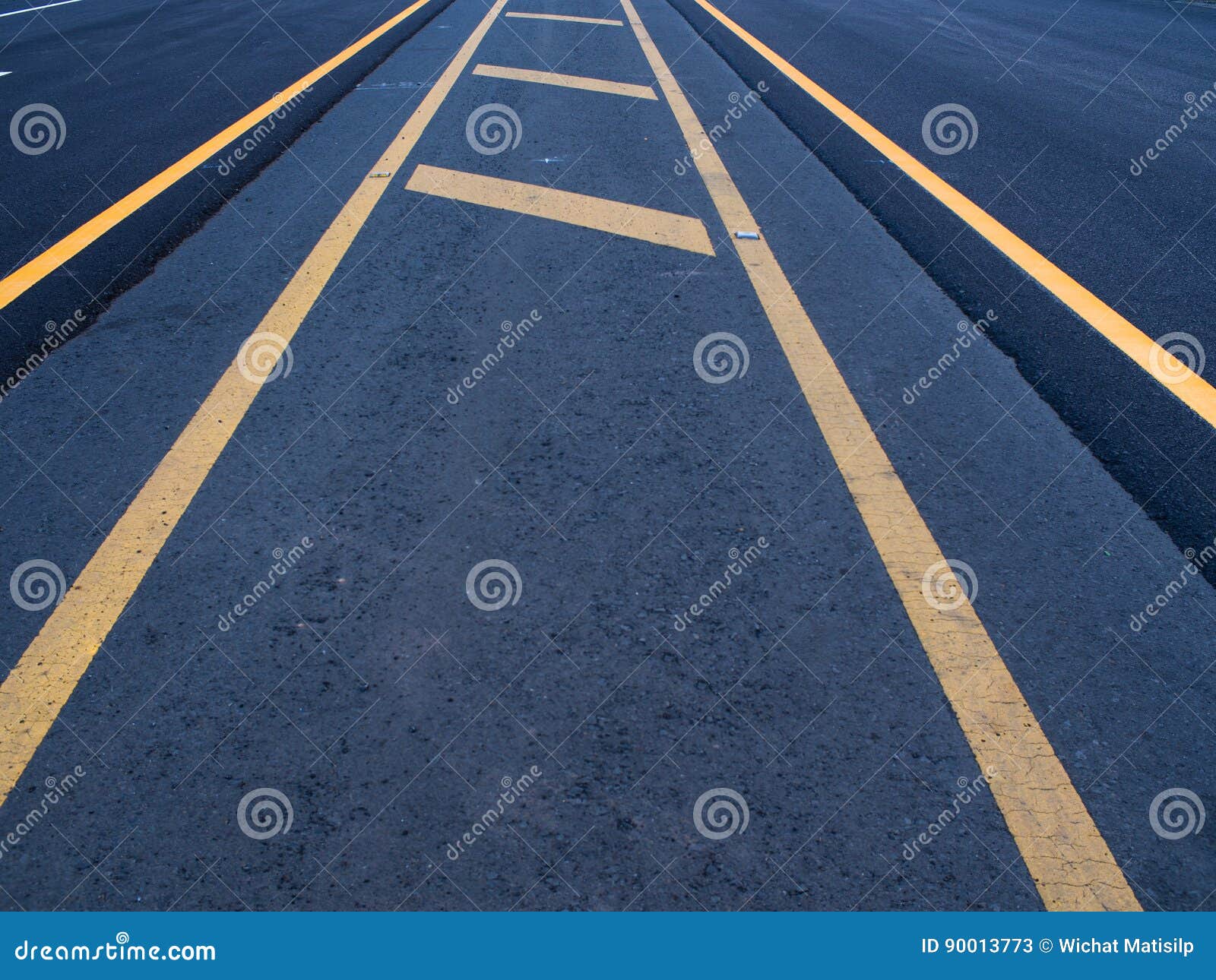Yellow Road Lines stock image. Image of line, street - 90013773