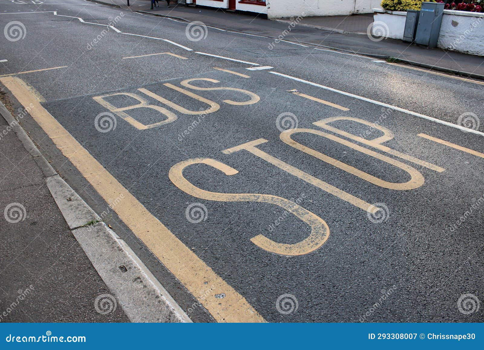 Yellow Road Markings Yellow Road Markings