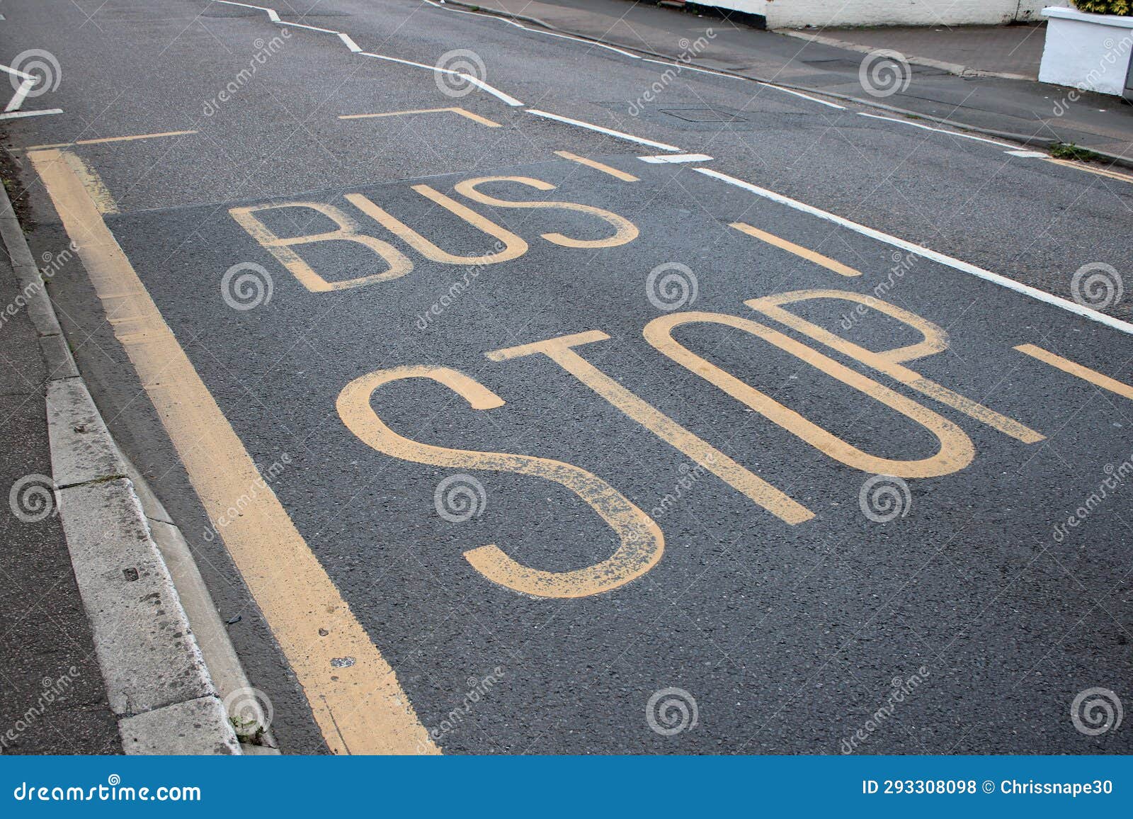 Yellow Road Markings Yellow Road Markings