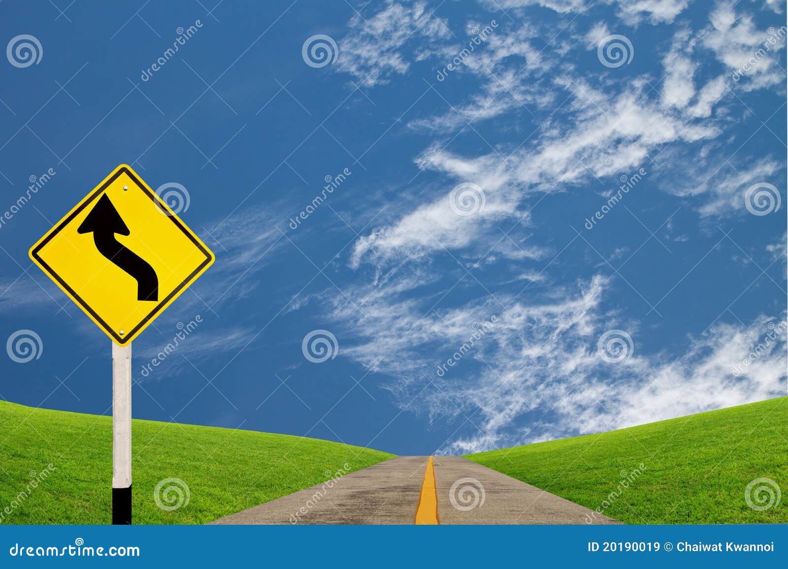 Yellow road sign stock image. Image of tarmac, road, glossy - 20190019