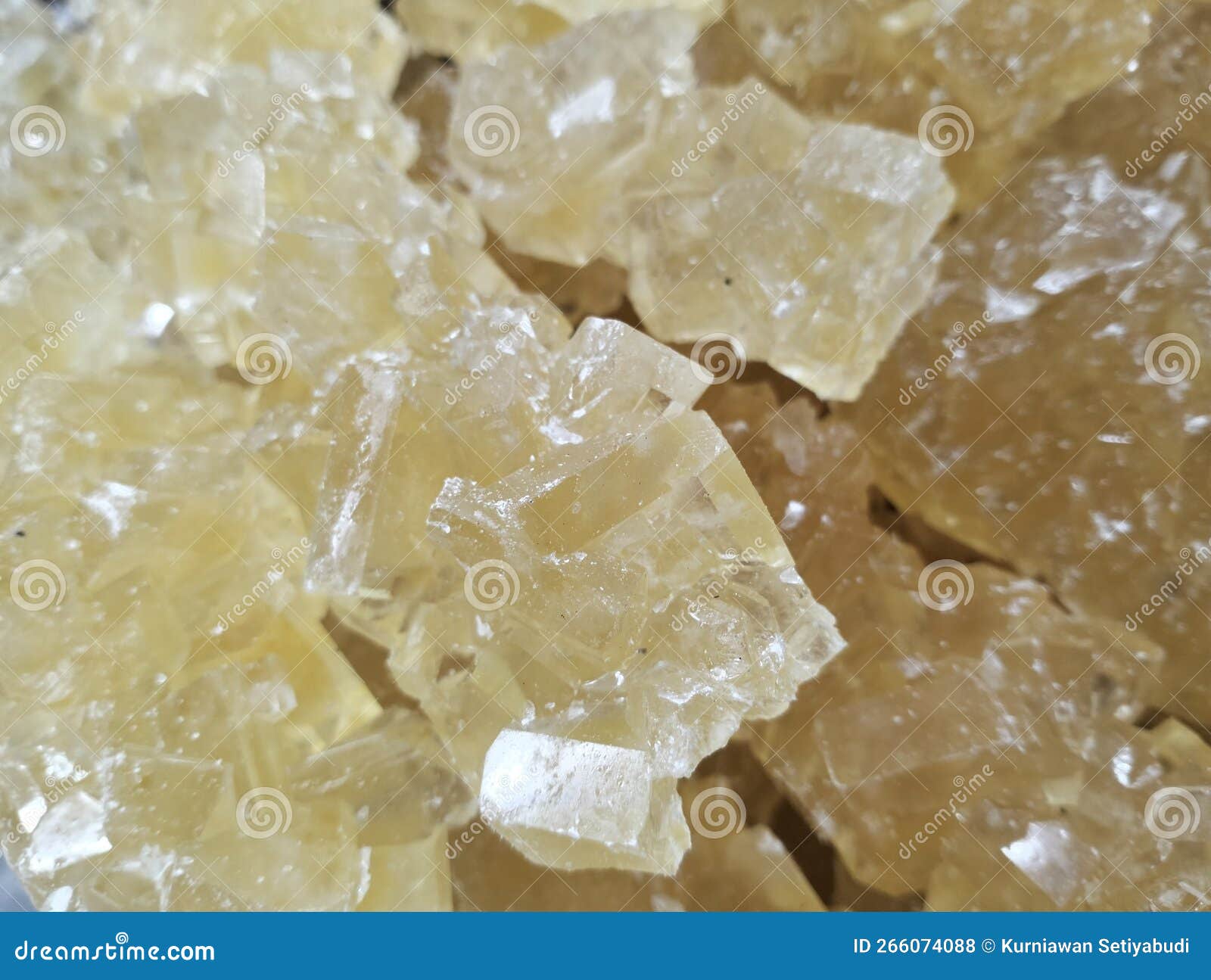 Yellow Rock Sugar Looks Like a Mineral Rock. Stock Photo - Image of ...