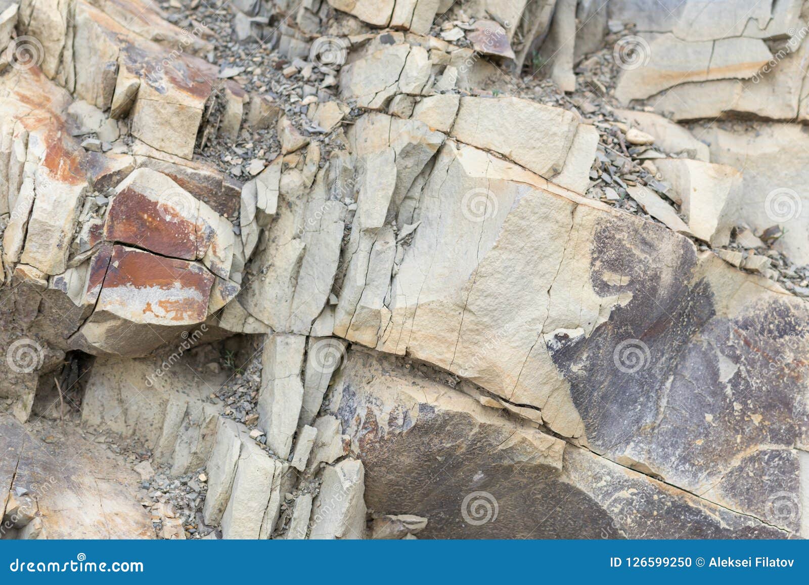 Yellow rock texture stock photo. Image of design, closeup - 126599250