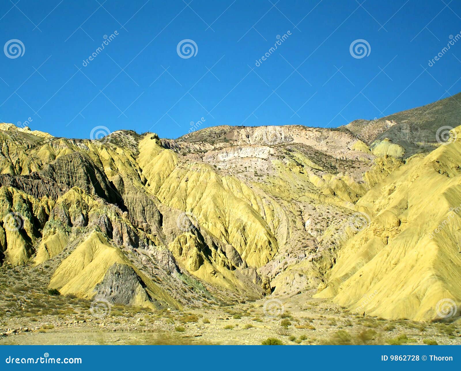 Yellow rocks stock photo. Image of landscape, sand, mountains - 9862728