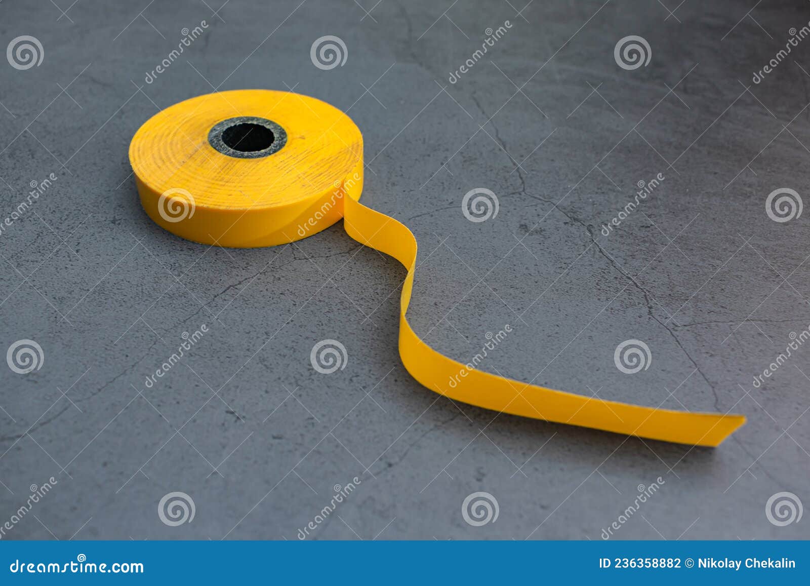 Untwisted Coil Of Red Satin Ribbon Isolated On A White Background Stock ...