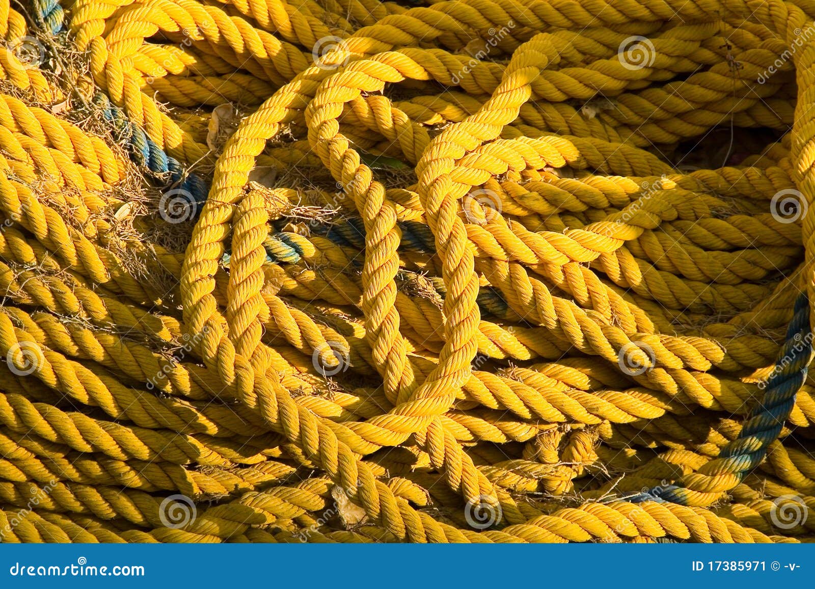 Yellow rope stock image. Image of form, cotton, material - 17385971