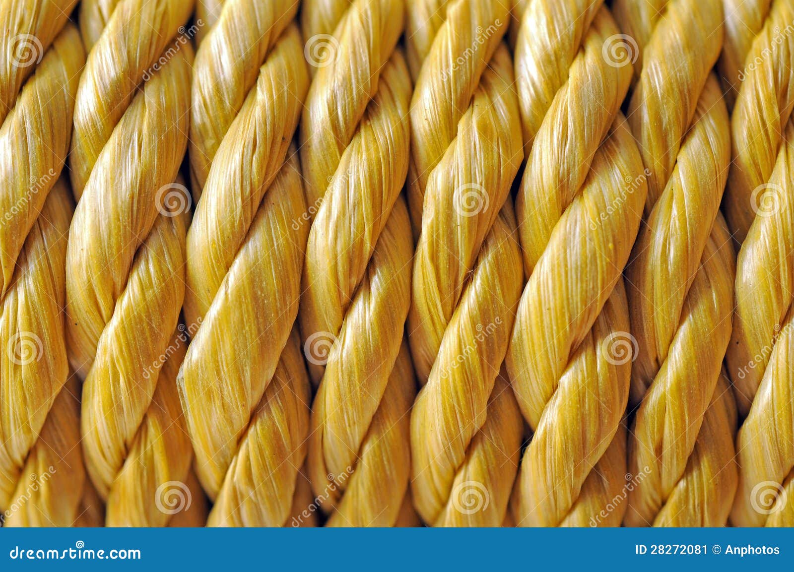 Yellow rope stock image. Image of element, fastening - 28272081