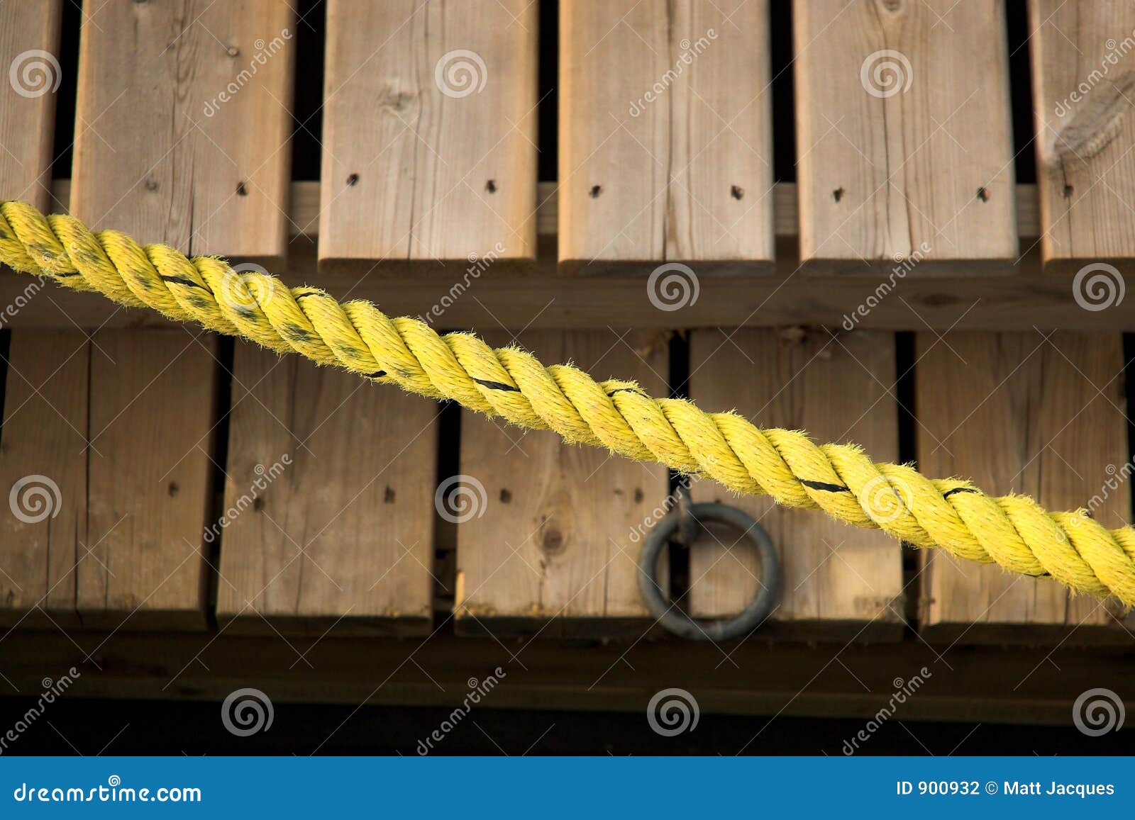Yellow rope over docks stock photo. Image of vacation, craftsman - 900932