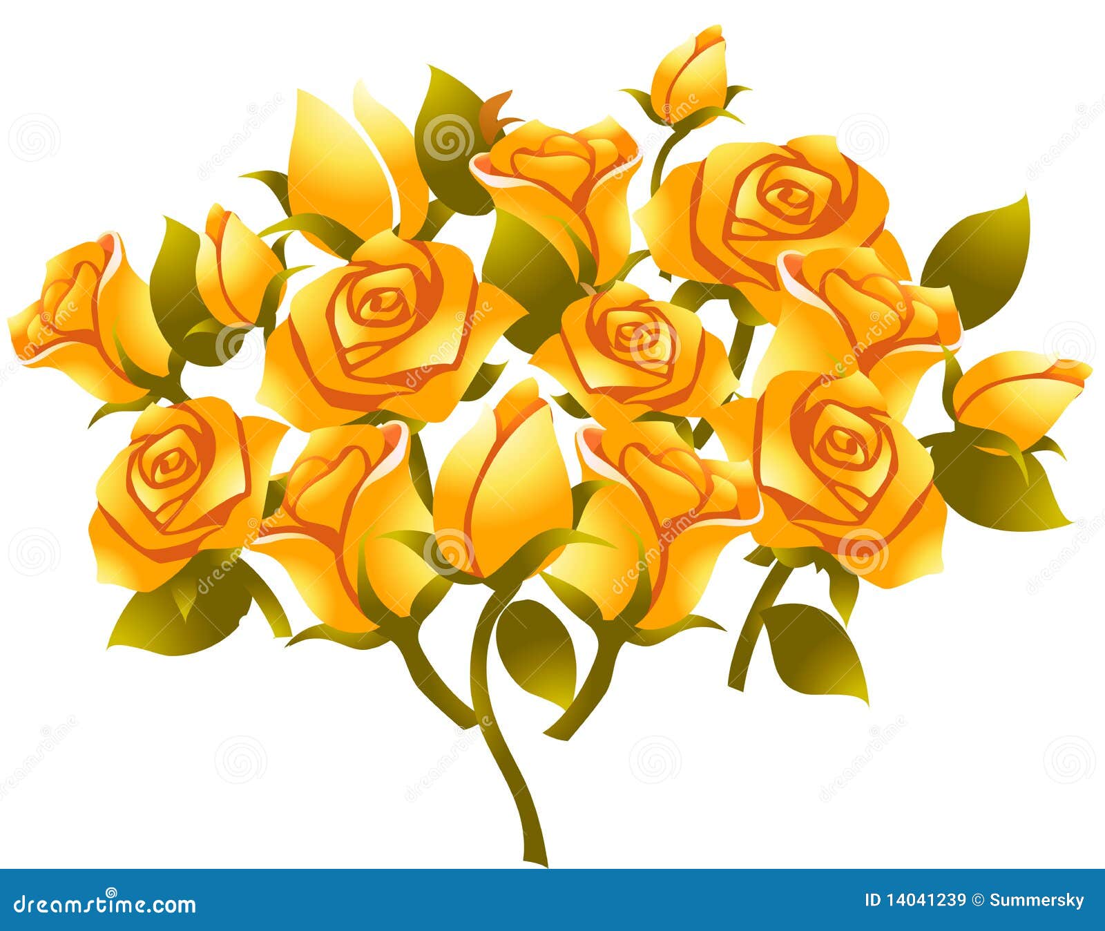 Yellow Roses Drawing