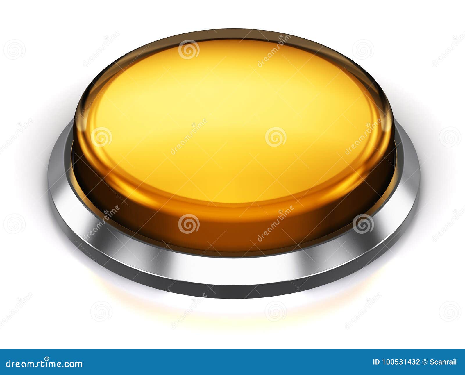 Yellow round button stock illustration. Illustration of assistance ...