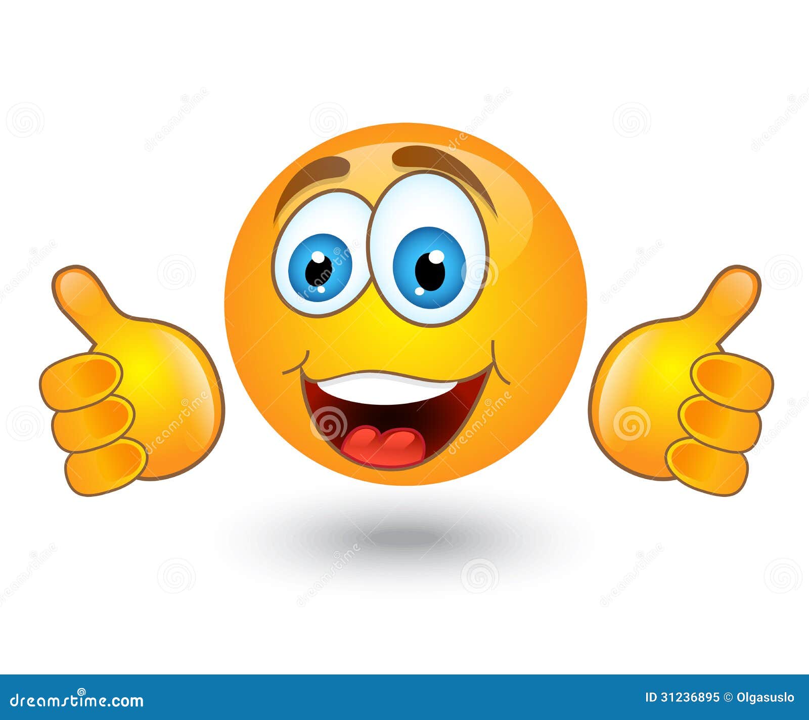 Yellow Round Emotion Smiles Stock Illustration - Illustration of ...