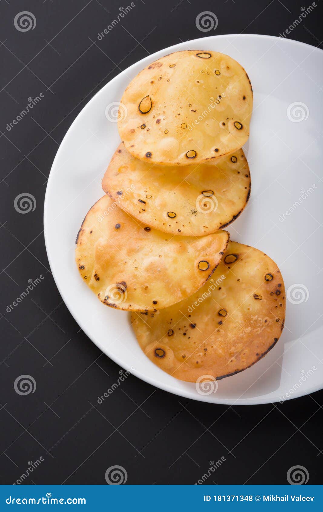 Yellow round potato chips stock photo. Image of fast - 181371348