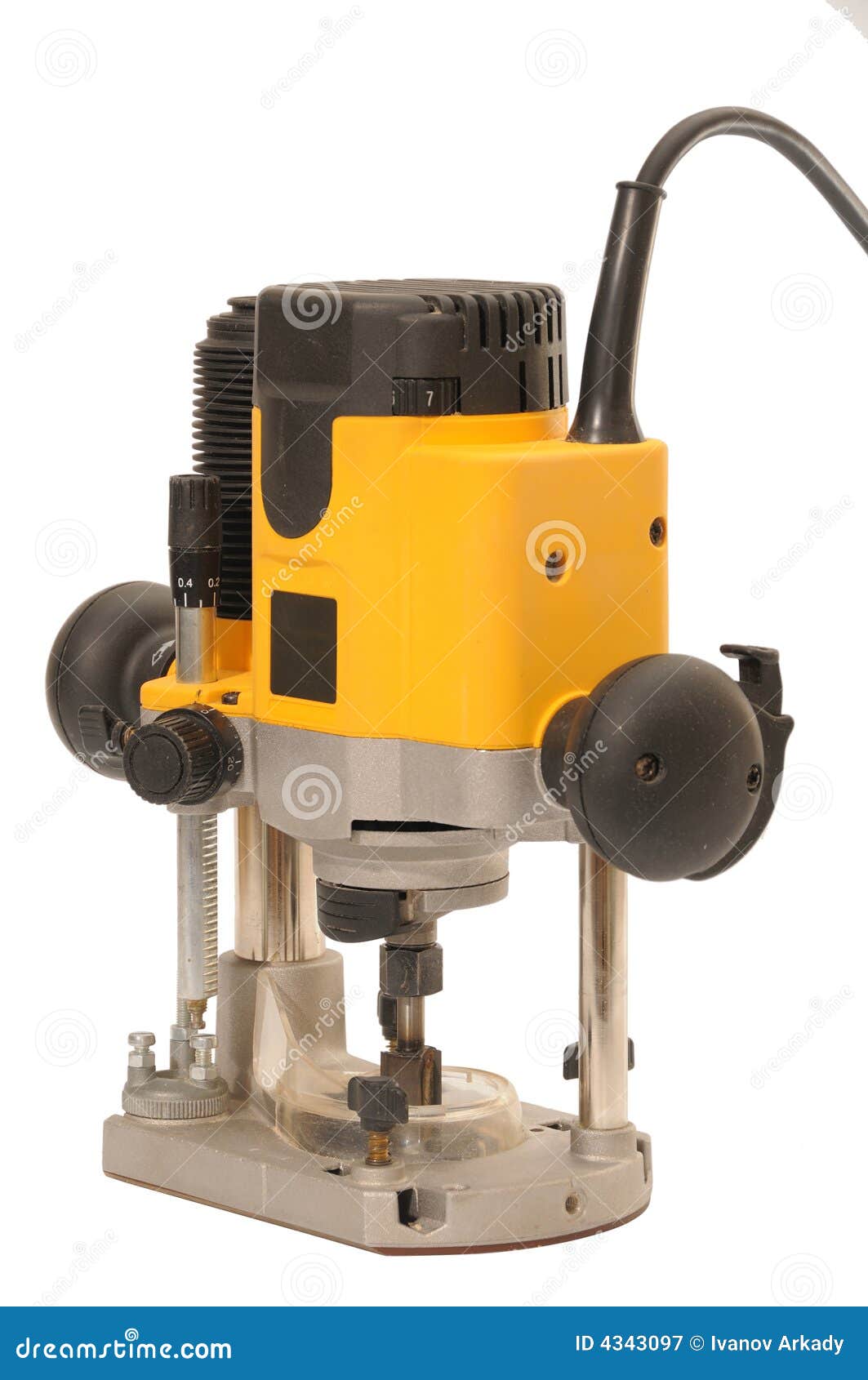 Yellow Router Picture. Image: 4343097