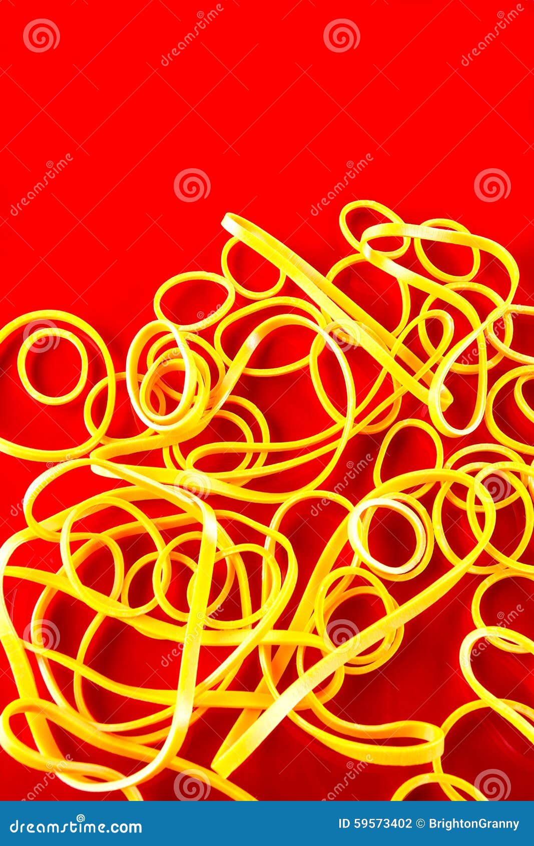 Yellow rubber bands stock photo. Image of vivid, bands - 59573402