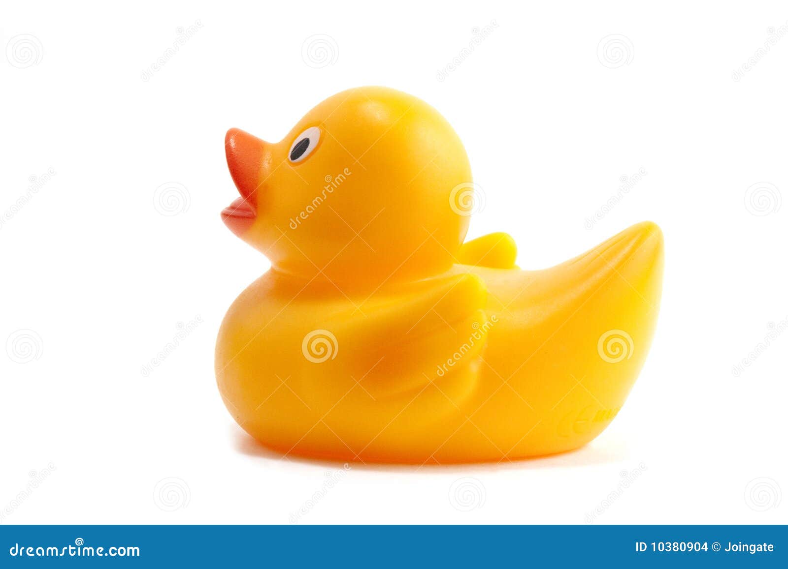 Yellow rubber duck stock photo. Image of side, smile - 10380904