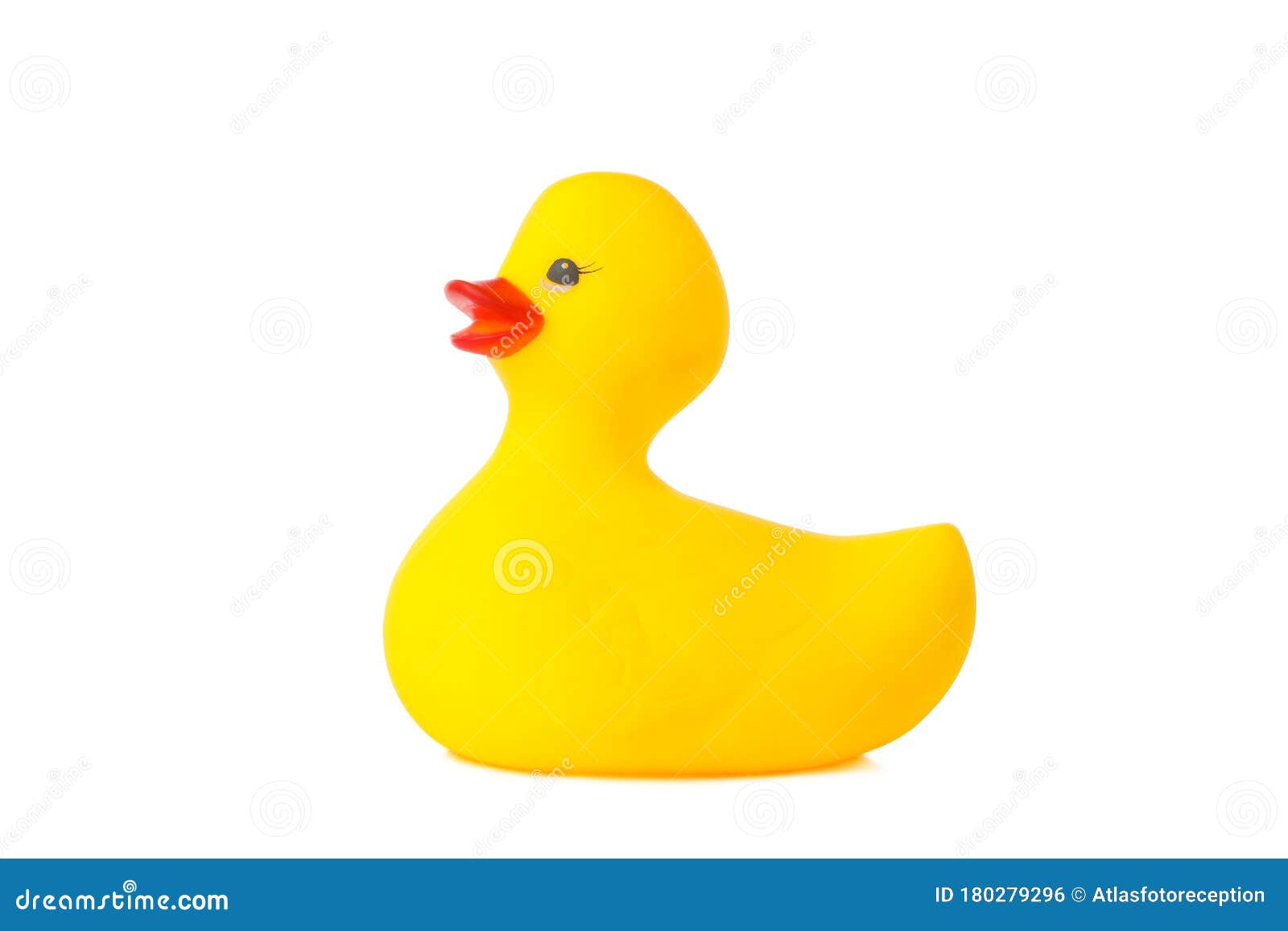 Yellow Rubber Duck Isolated on Background Stock Photo - Image of ...