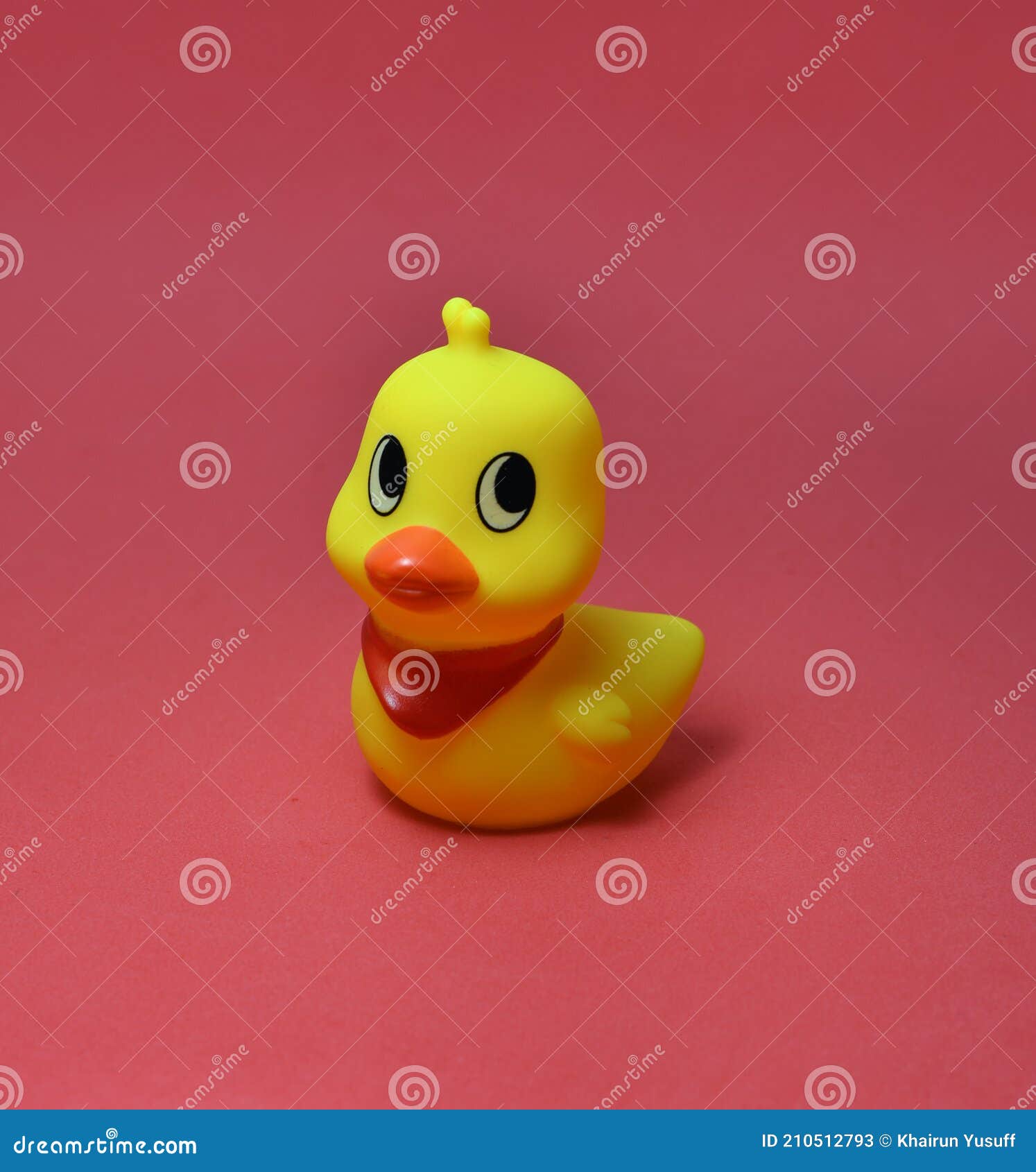 Yellow Rubber Duck with Red in Background Stock Image - Image of yellow ...