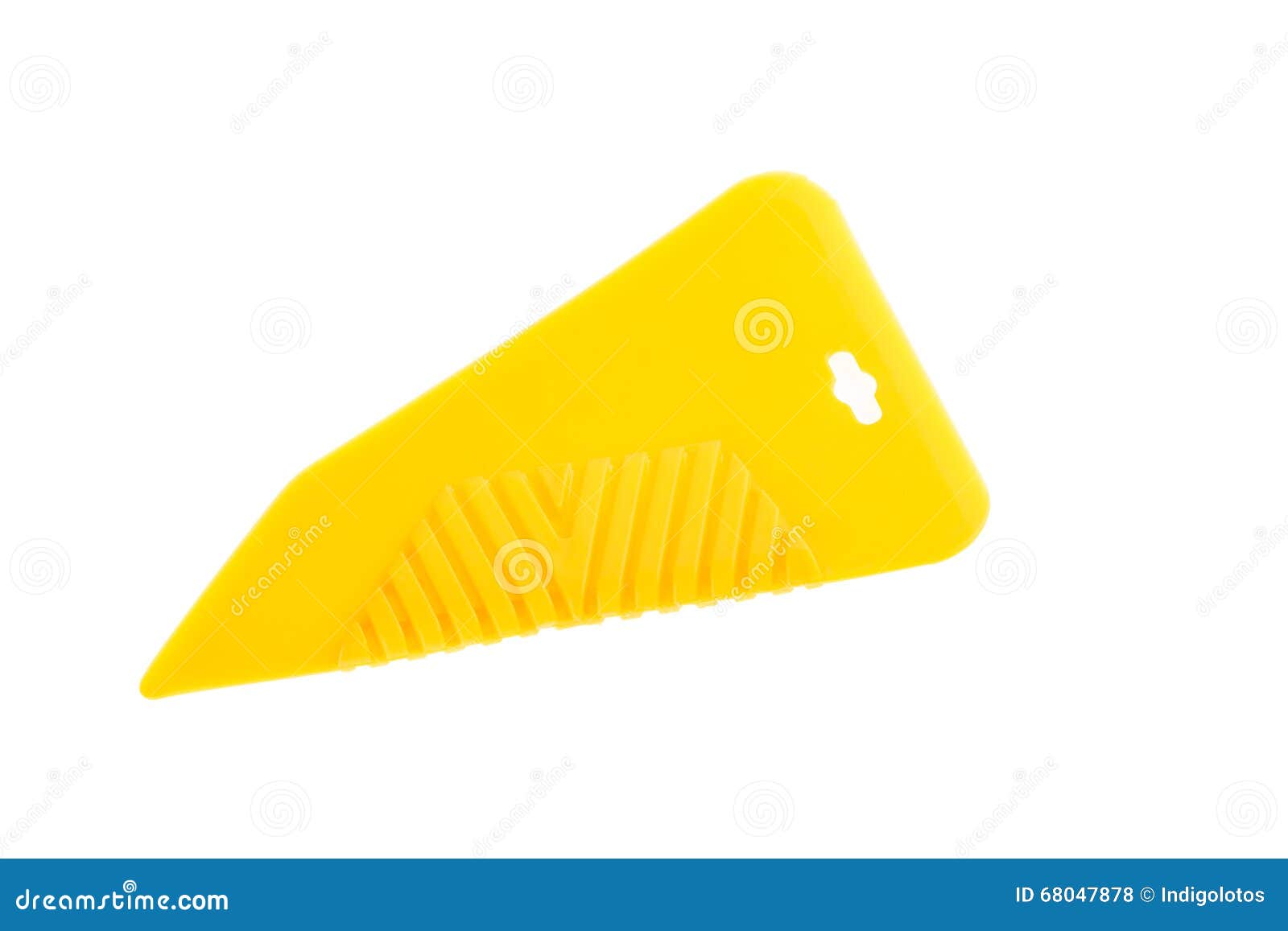 Yellow Rubber Industrial Spatula. Stock Photo - Image of equipment ...