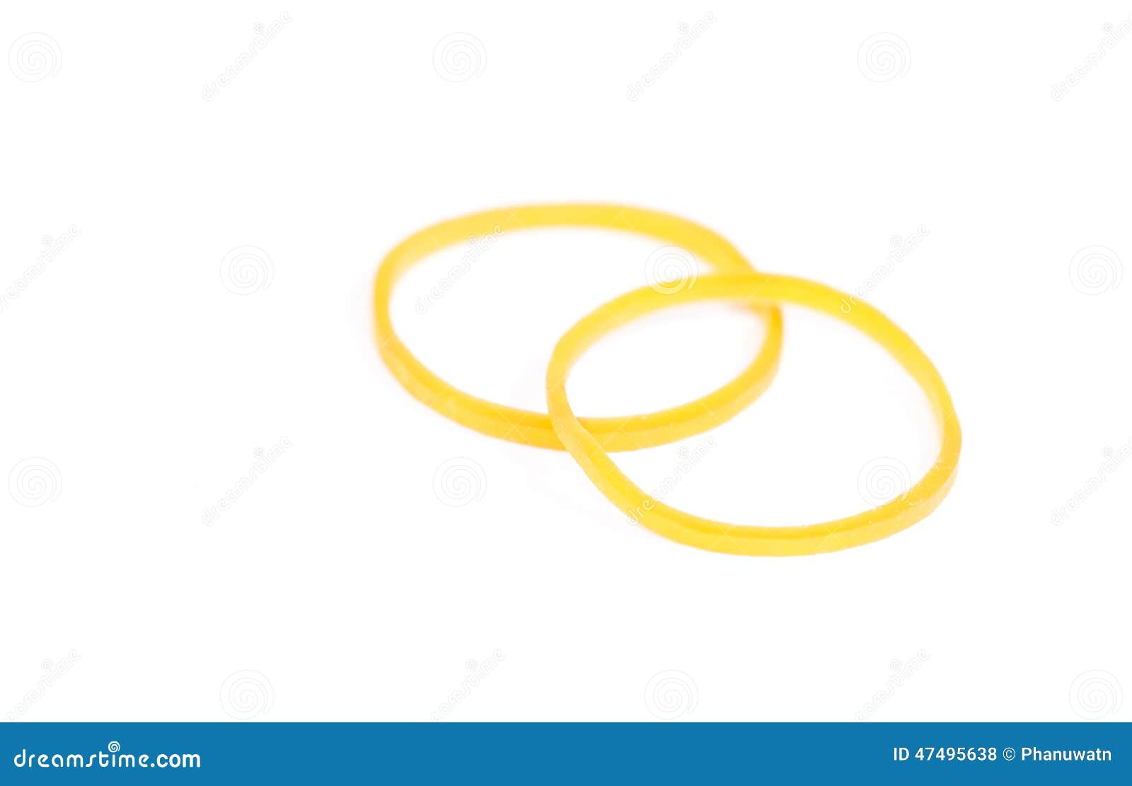 Yellow rubber ring stock photo. Image of round, band - 47495638