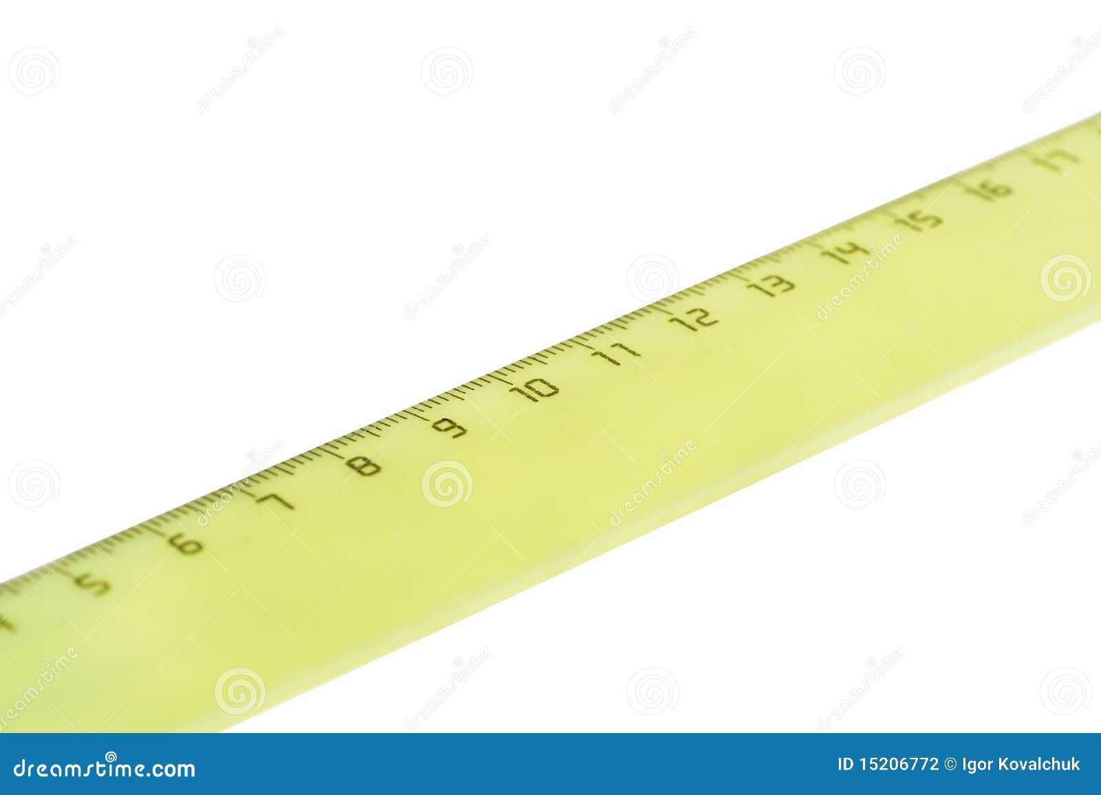 Yellow ruler stock photo. Image of close, draw, construction - 15206772
