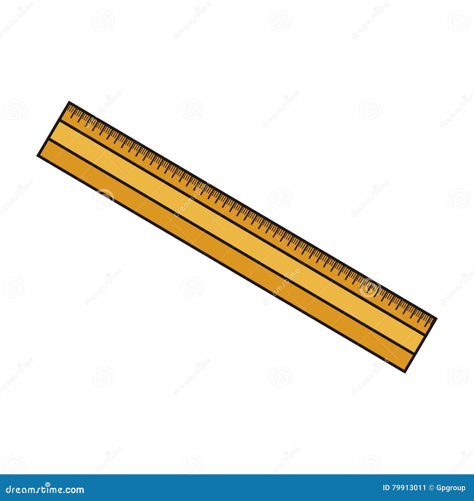 Yellow Ruler Clip Art