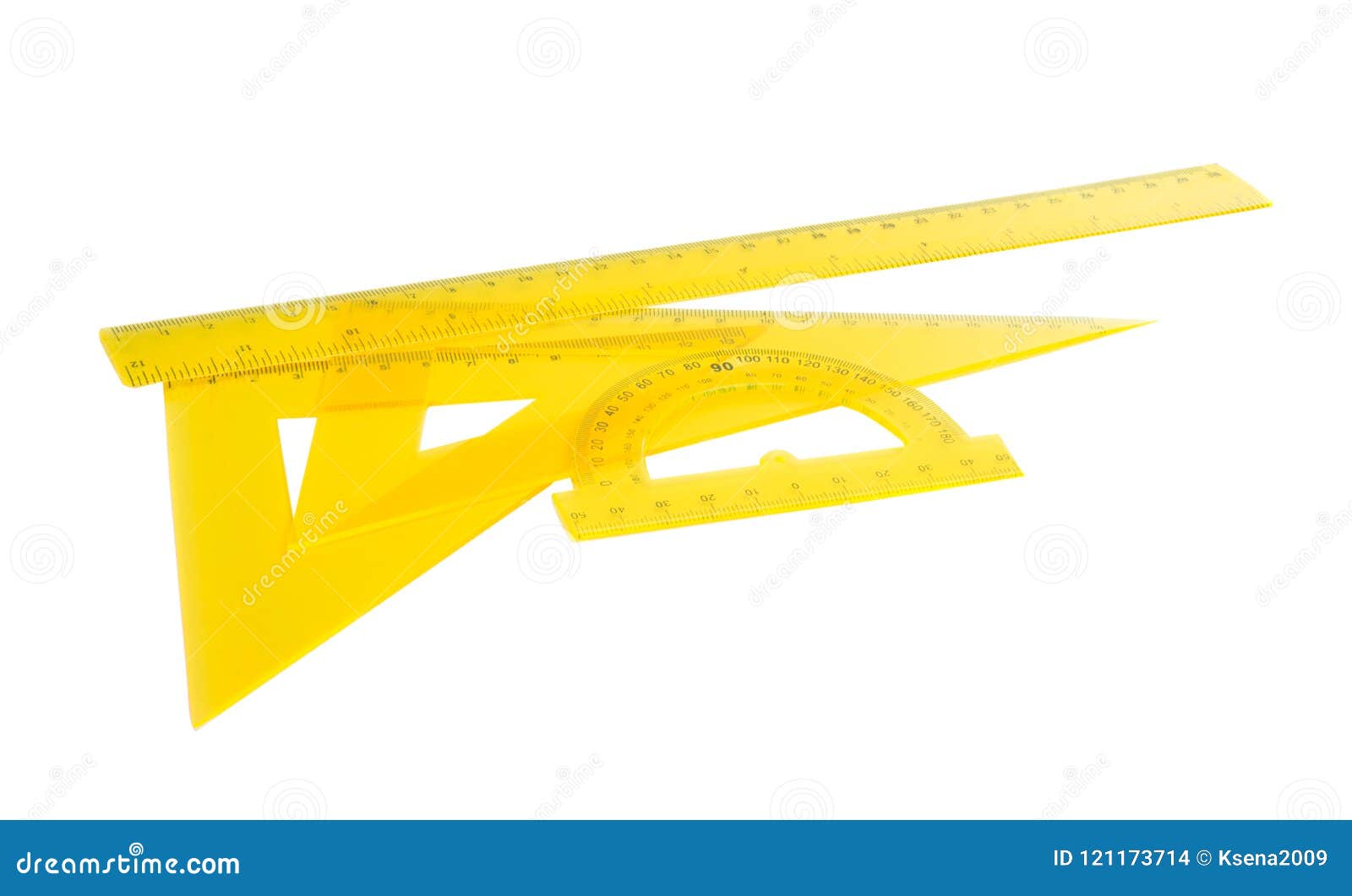 Yellow ruler isolated stock photo. Image of number, instrument - 121173714