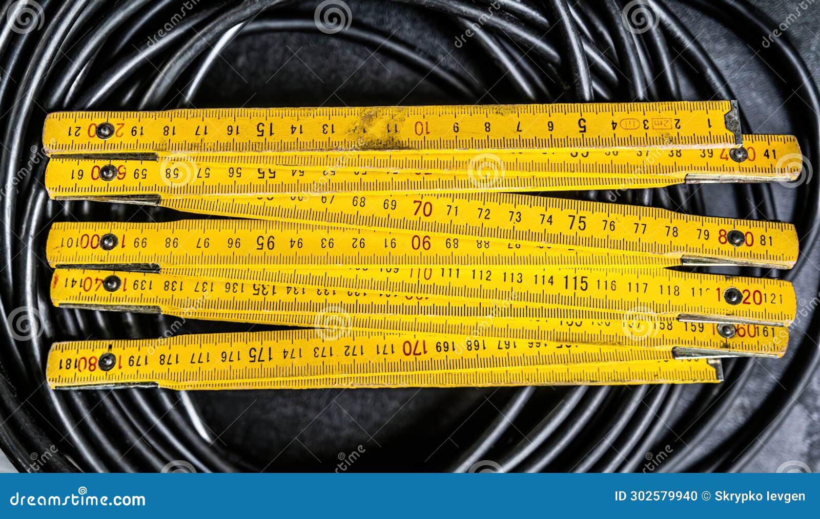 Yellow Ruler Stock Photo | CartoonDealer.com #15122844