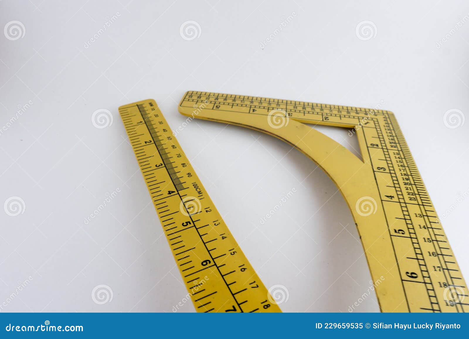 Yellow ruler stock image. Image of fashion, plastic - 229659535