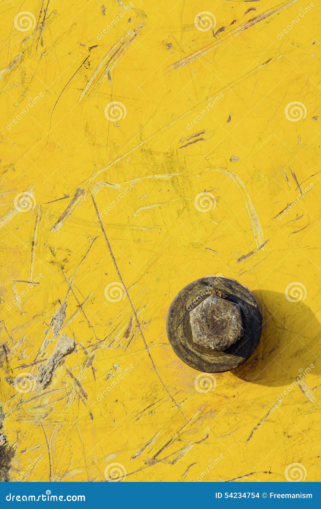 Yellow Rusty Surface Texture Royalty-Free Stock Photography ...