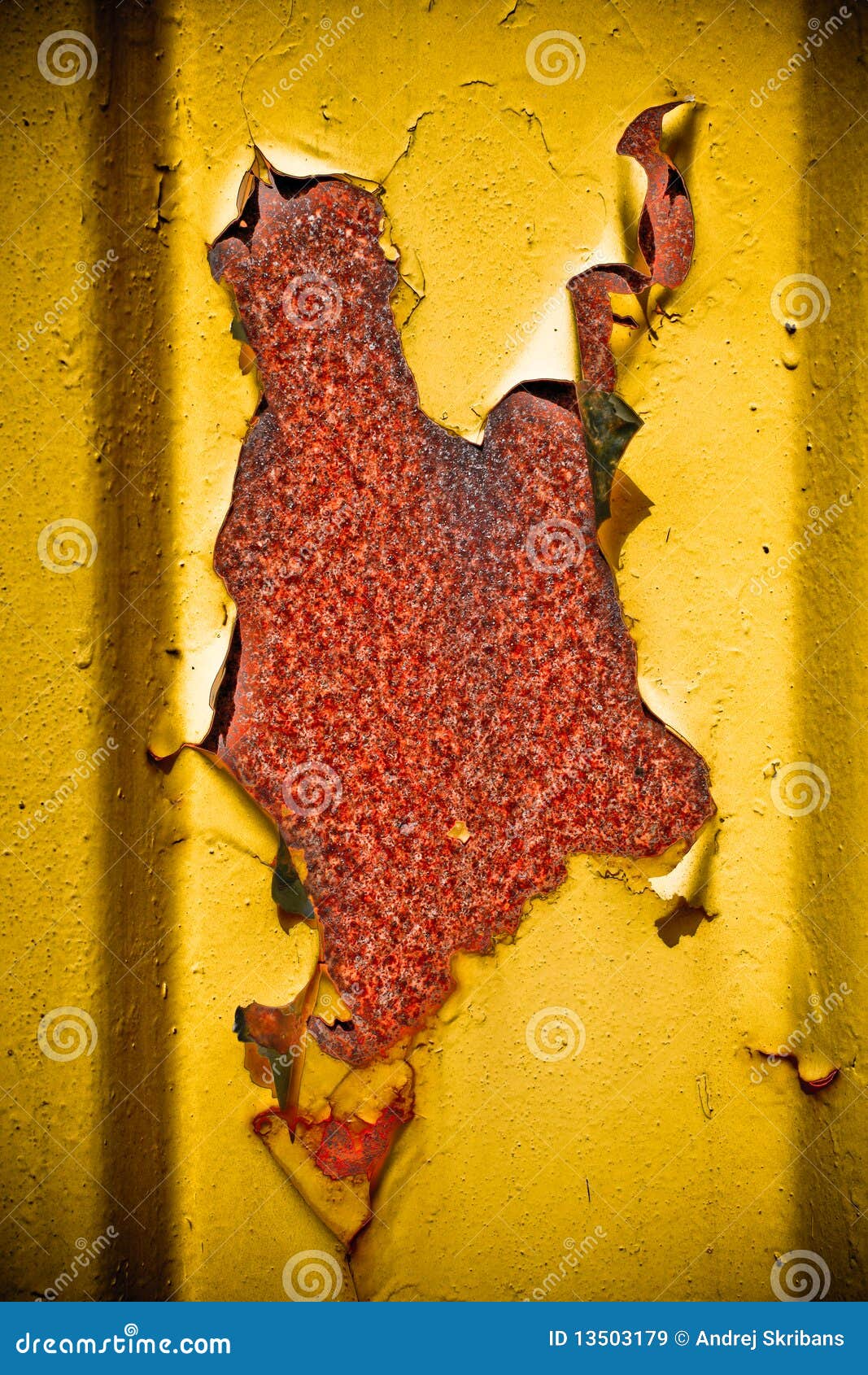 Yellow Rusty Surface Texture Stock Image - Image of obsolete, damaged ...