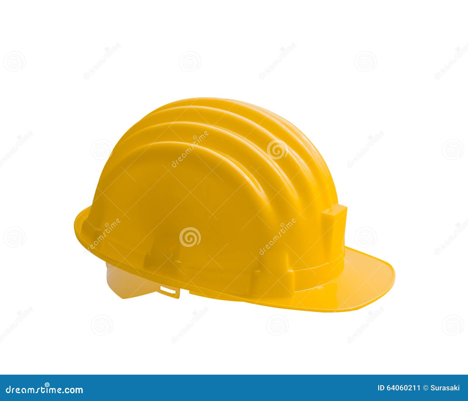 Yellow Safety Helmet Construction Stock Image - Image of hull, helmet ...