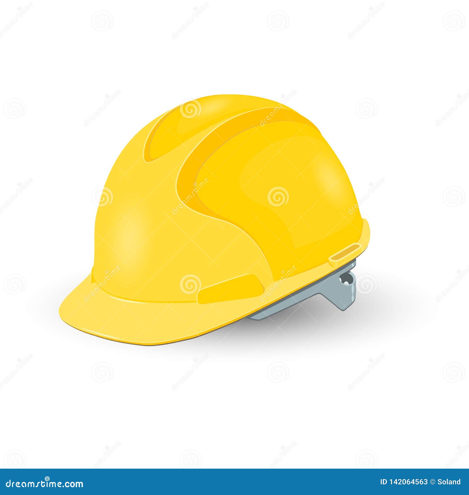 Yellow Helmet Vector