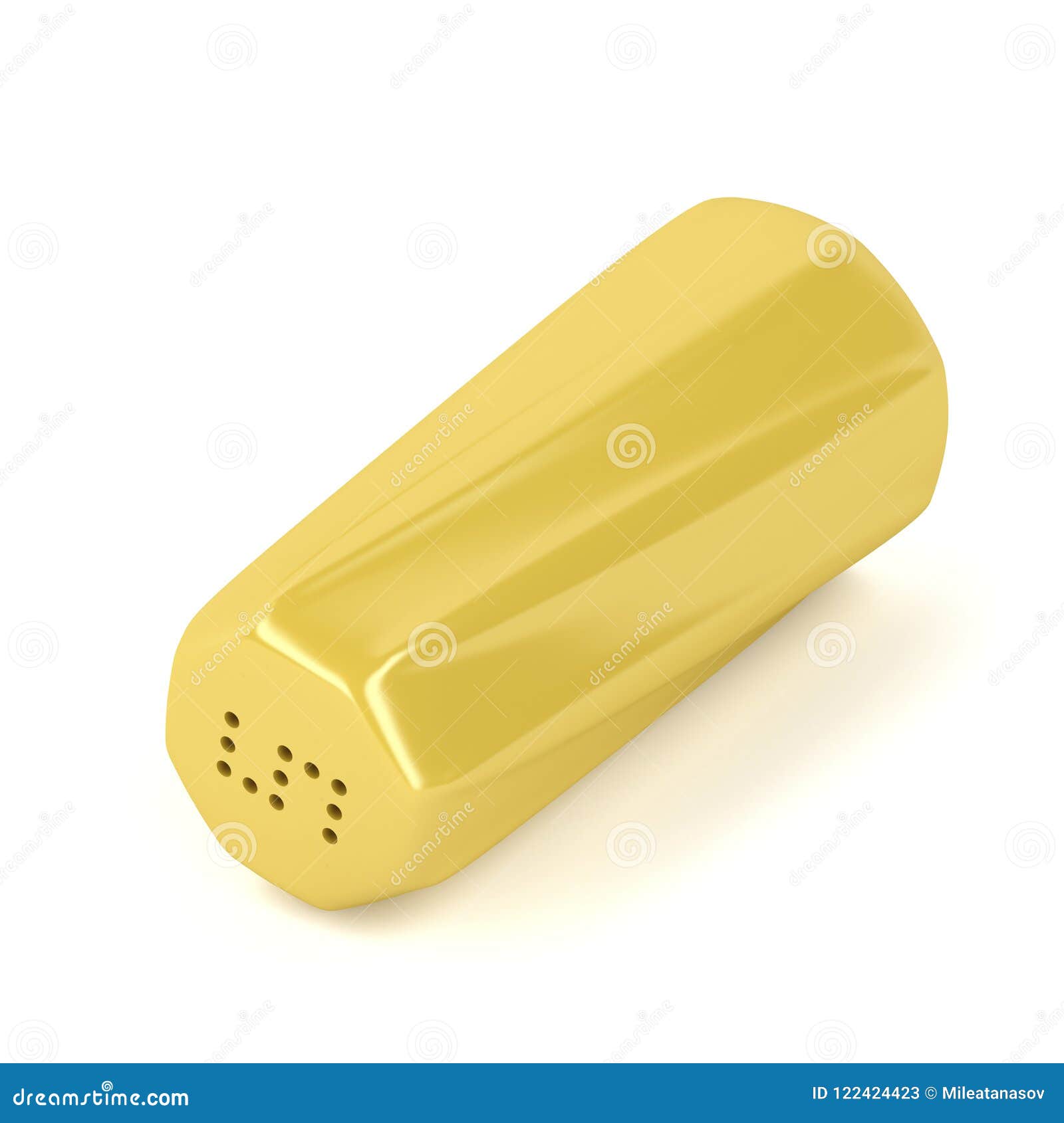 Yellow salt shaker stock illustration. Illustration of condiment ...