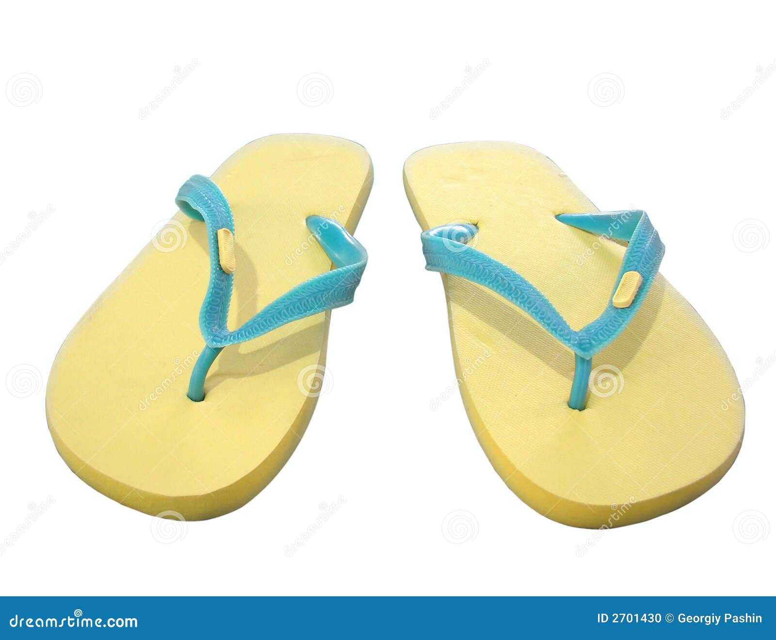 Yellow sandals on white stock photo. Image of fashion - 2701430