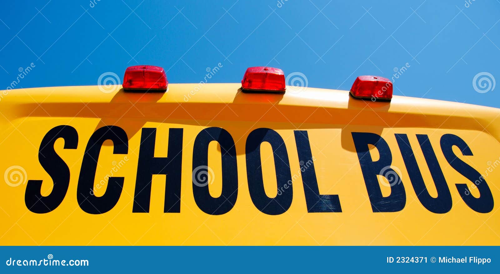 Yellow school bus stock image. Image of child, caution - 2324371