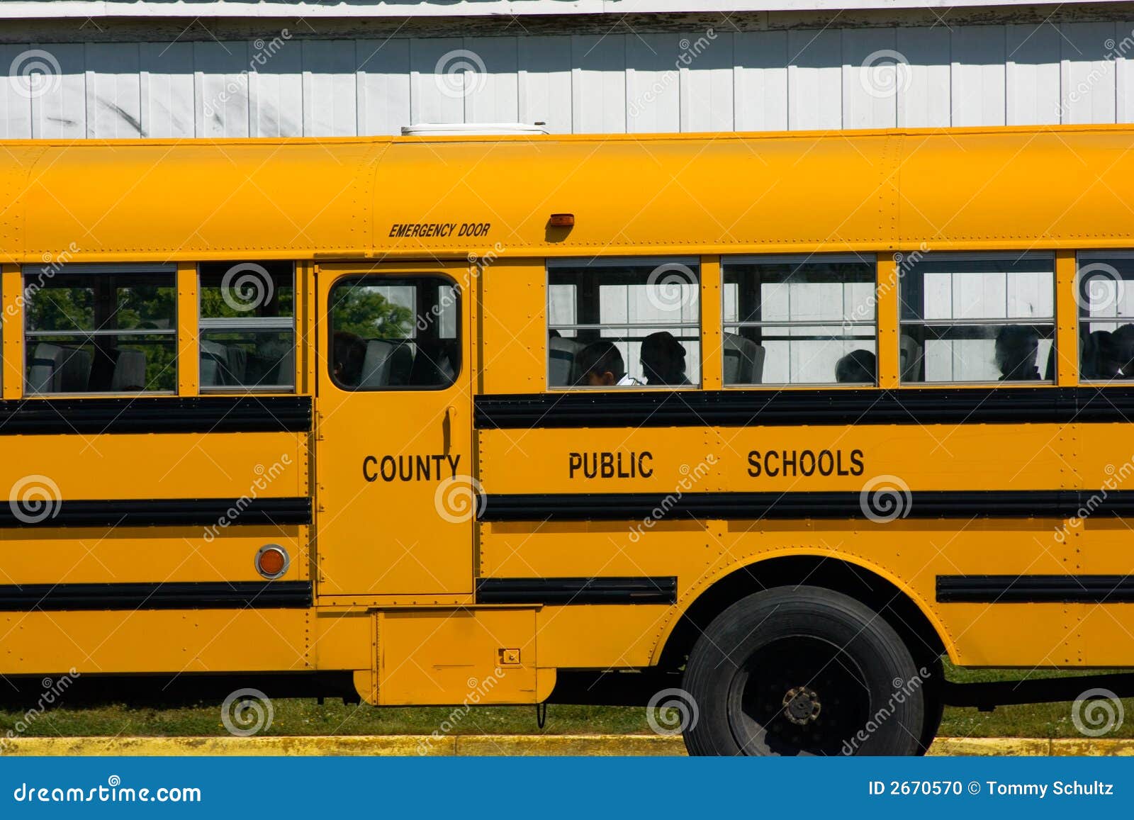 Yellow school bus stock photo. Image of orderly, transportation - 2670570